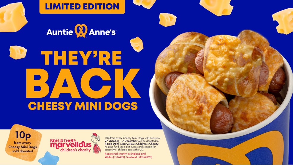 Auntie Anne's supports Roald Dahl's Marvellous Children's Charity